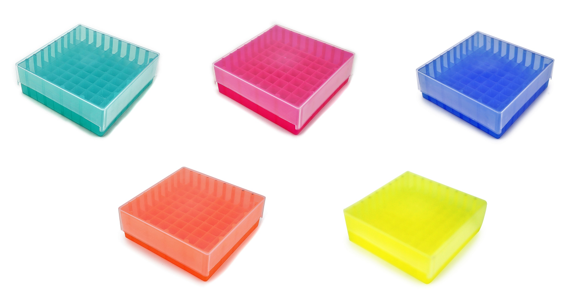 Runlab Compact Microtube Storage Box, 81-well - ZHEJIANG RUNLAB ...