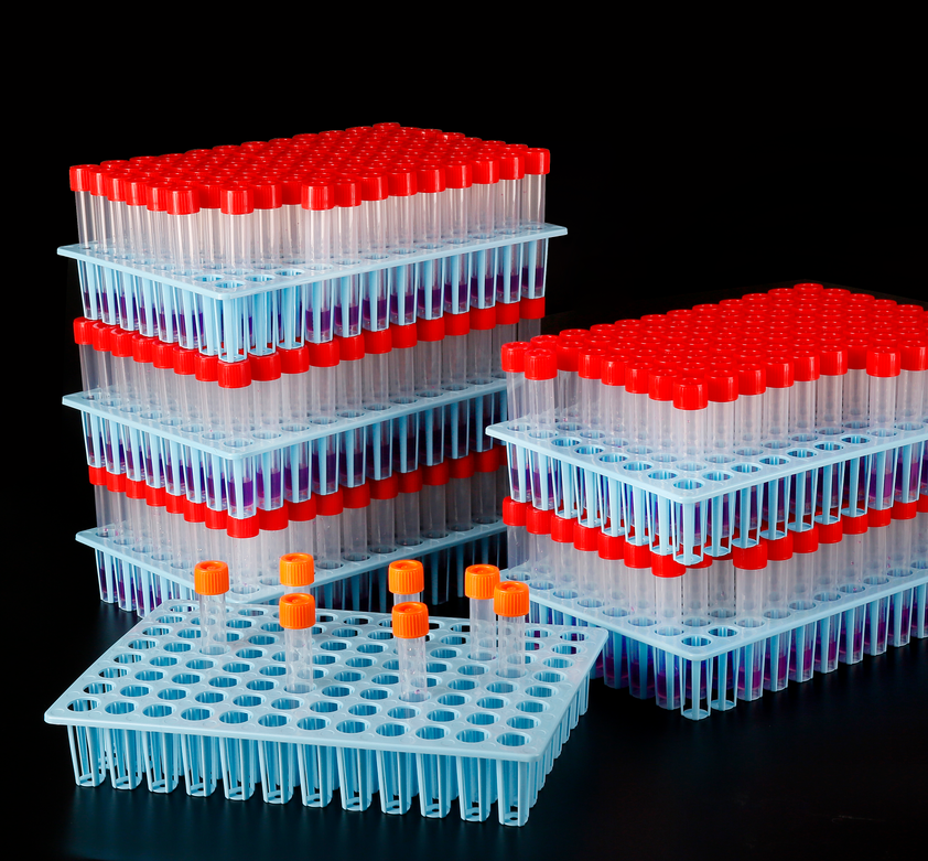 Runlab newly developed 96 Wells Virus Sample Transport Medium Tube Rack ...